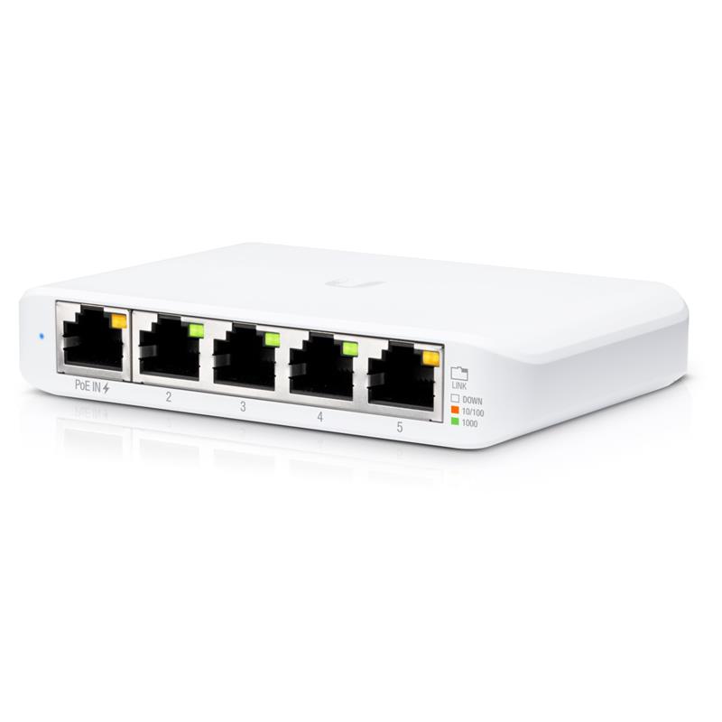 UBNT USW-FLEX 5 PORT POE GIGABIT YÖNETİLEBİLİR SWITCH